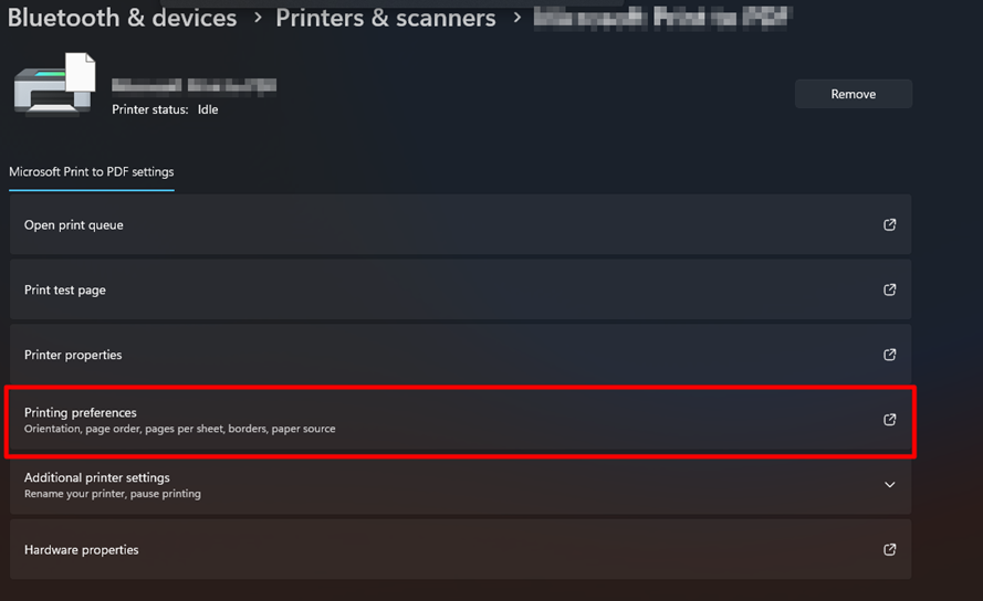 Windows 11 Printer Settings for DYMO Label Printer – Self Service